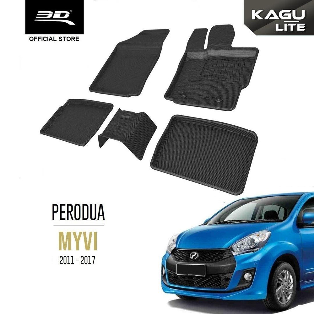 PERODUA MYVI [2011 - 2017] - 3D® KAGU Car Mat