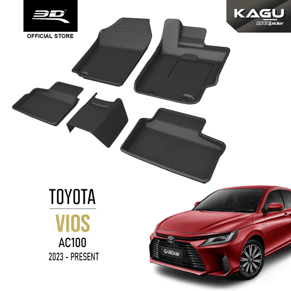 TOYOTA VIOS AC100 [2023 - PRESENT] - 3D® KAGU Car Mat